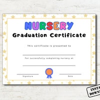 Printable Kindergarten Diploma, Editable School Diploma Certificate ...