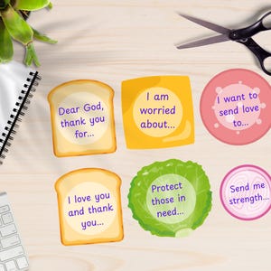 Prayer Sandwich Craft Activity, Kids Sunday School Praying Lesson ...