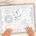 Books of the Bible Activity Placemat, Bible Study Coloring Page, Sunday ...
