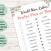 Who Knows Mom Best, Would Mom Rather, Mom Trivia Game, Would You Rather ...