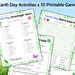 Earth Day Games Bundle Printable, Environmental Nature Theme Activities ...