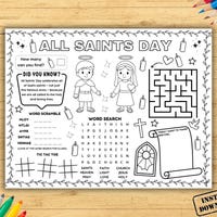 Printable Saint Food Labels for Kids: Catholic Feast Days (instant ...