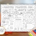 Thanksgiving Bible Activity Placemat, Sunday School Coloring Printable ...
