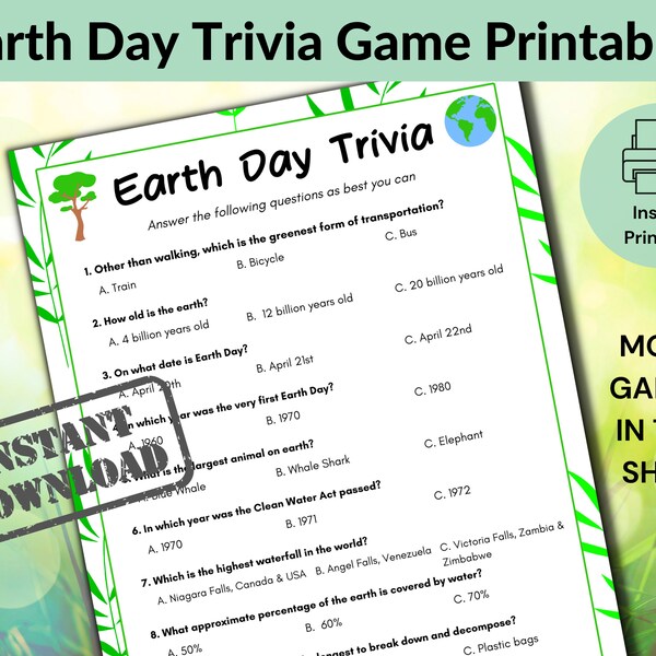 Environmental Games - Etsy