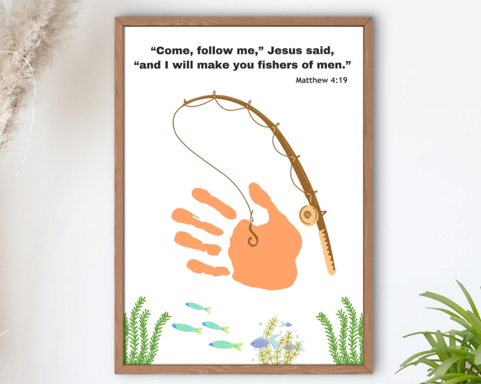 Christian Handprint Craft Keepsake Printable, Sunday School Activity ...
