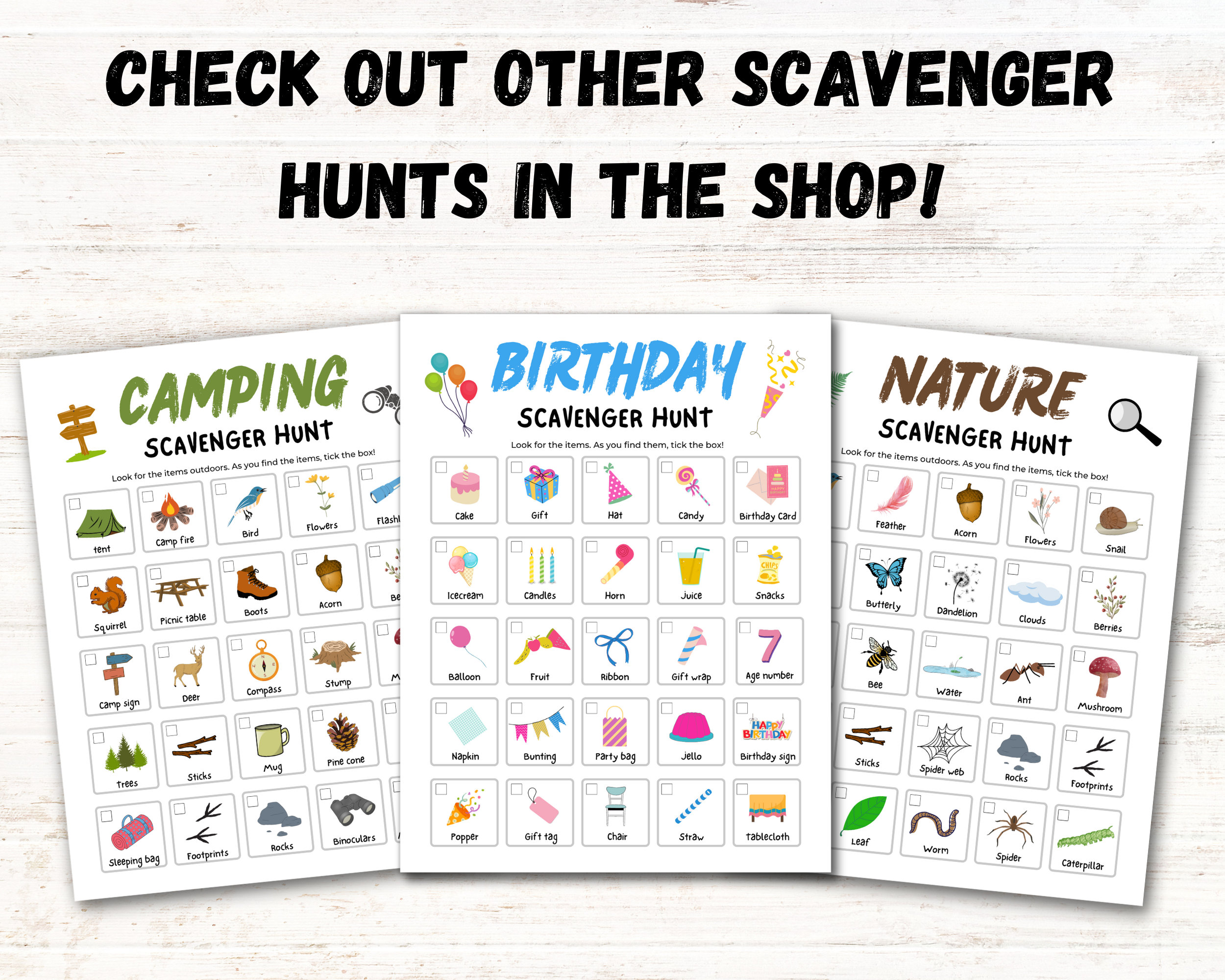 Valentine's Day Scavenger Hunt Printable, Happy Valentines Party Game ...