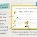 Editable Spelling Bee Certificate Printable, Spelling Bee Certificate ...