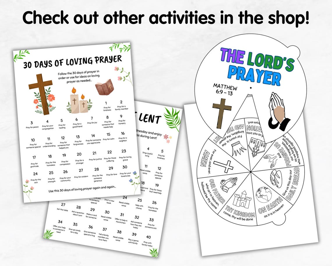 Church Scavenger Hunt, Sunday School Kids Activity, Christian Church ...