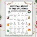 Christmas Countdown Advent Calendar, 25 Days of Christmas Activities ...