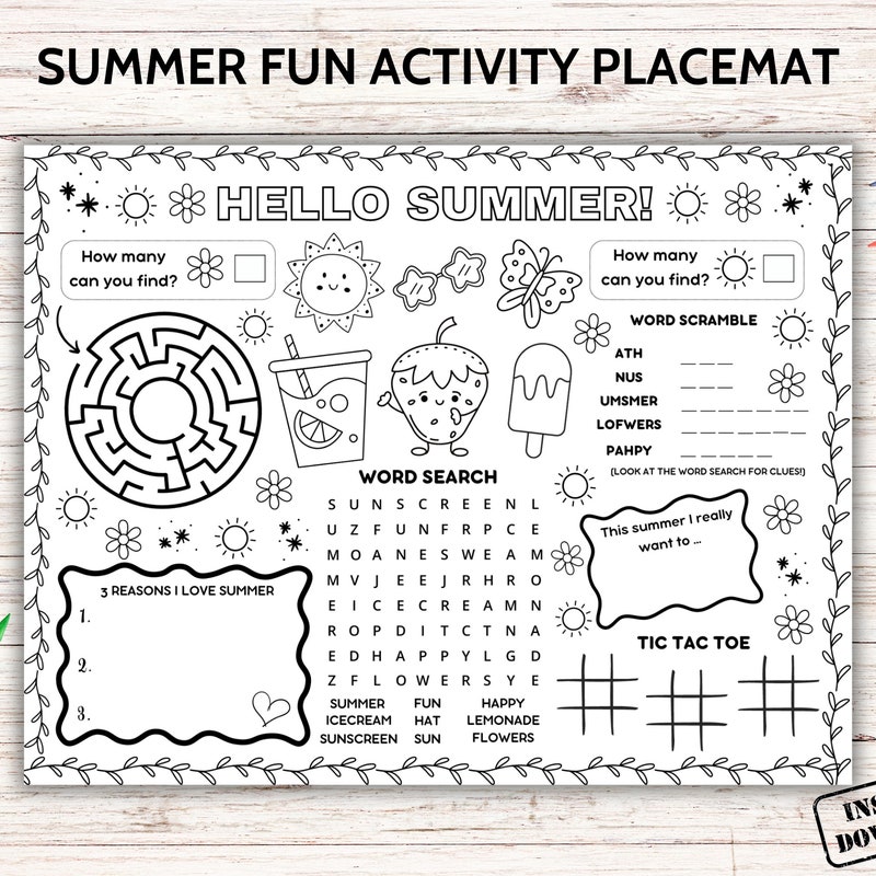 Summer Placemats - Etsy