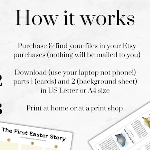 Easter Story Scripture Cards, Christian Bible Verse Cards, Sunday ...
