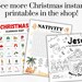 Nativity Activity Placemat Printable, Christian Birth of Jesus Craft ...