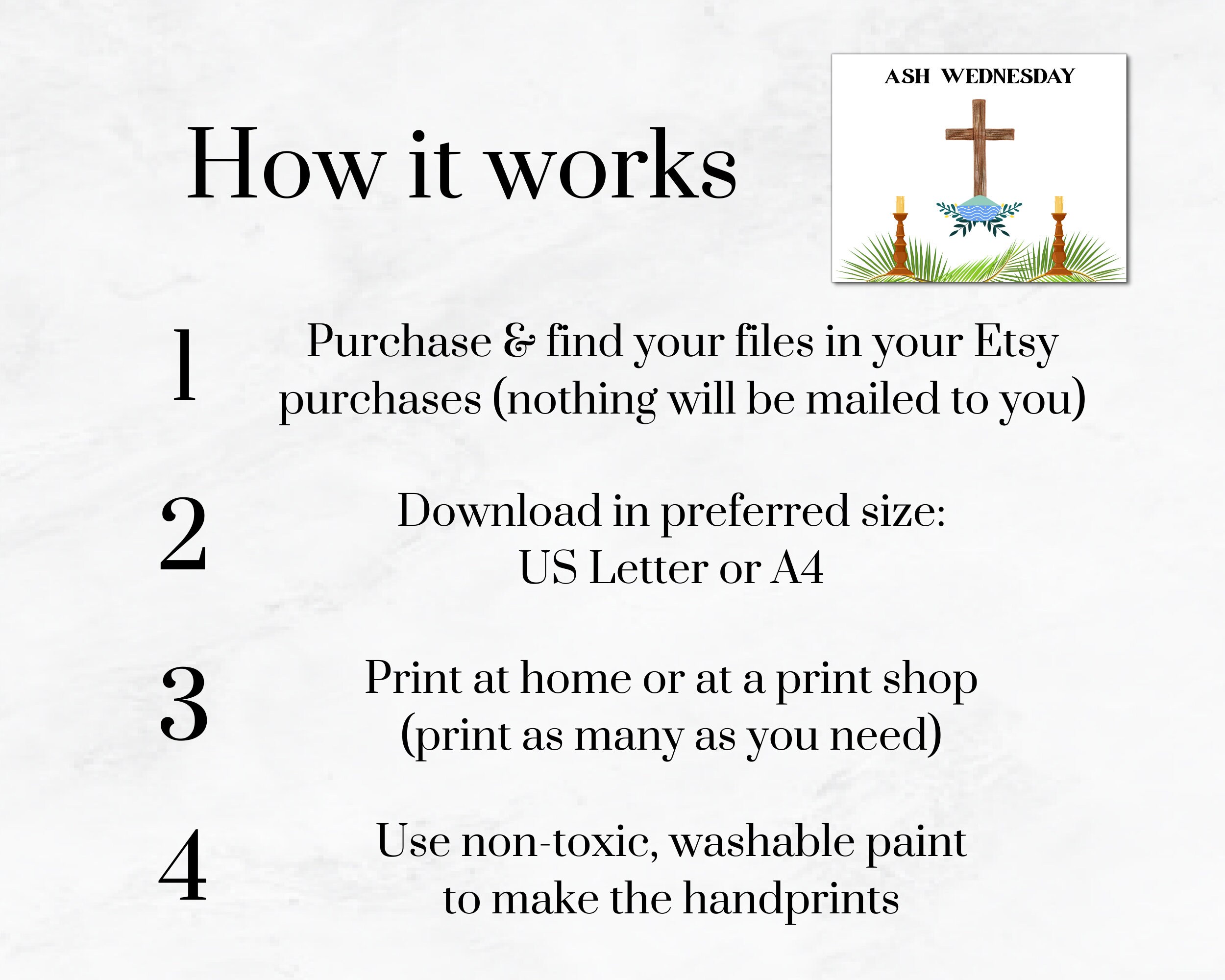 Ash Wednesday Handprint Art Craft, Sunday School Lent Activity ...