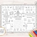 Lent Bible Activity Placemat, Lent Bible Activity Coloring Sheet ...