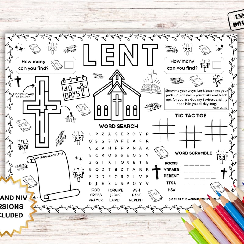 Church Lent Banner - Etsy