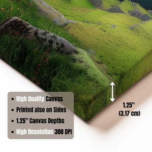 Machu Picchu Panorama Canvas Art Print, Peru Home Decor - Etsy