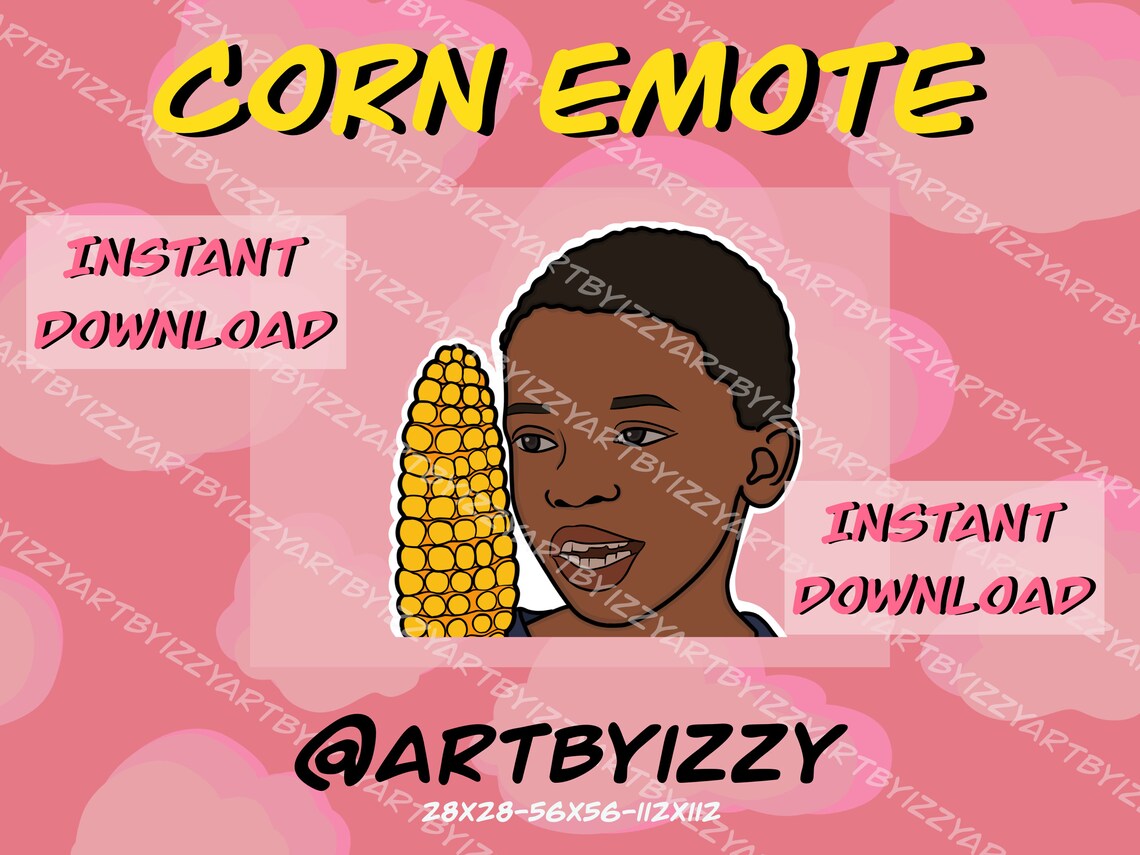 Its Corn Kid Twitch Emote Discord Meme Streamer Streaming Stream PNG ...