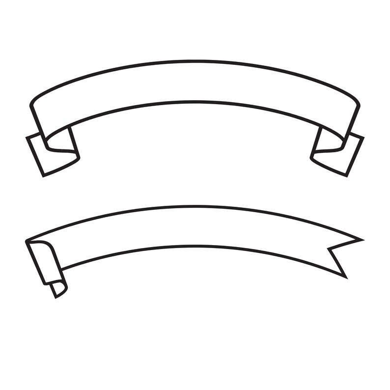 Banner Svg, Ribbon Svg Bundle, Ribbon Banner Svg Cut Files, Banners Svg ...