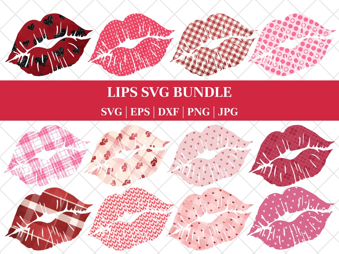 Lips Svg Bundle Lips Png Bundle Kiss Svg Lips Print Svg Red Lips Svg Kiss Svg Bundle Etsy 