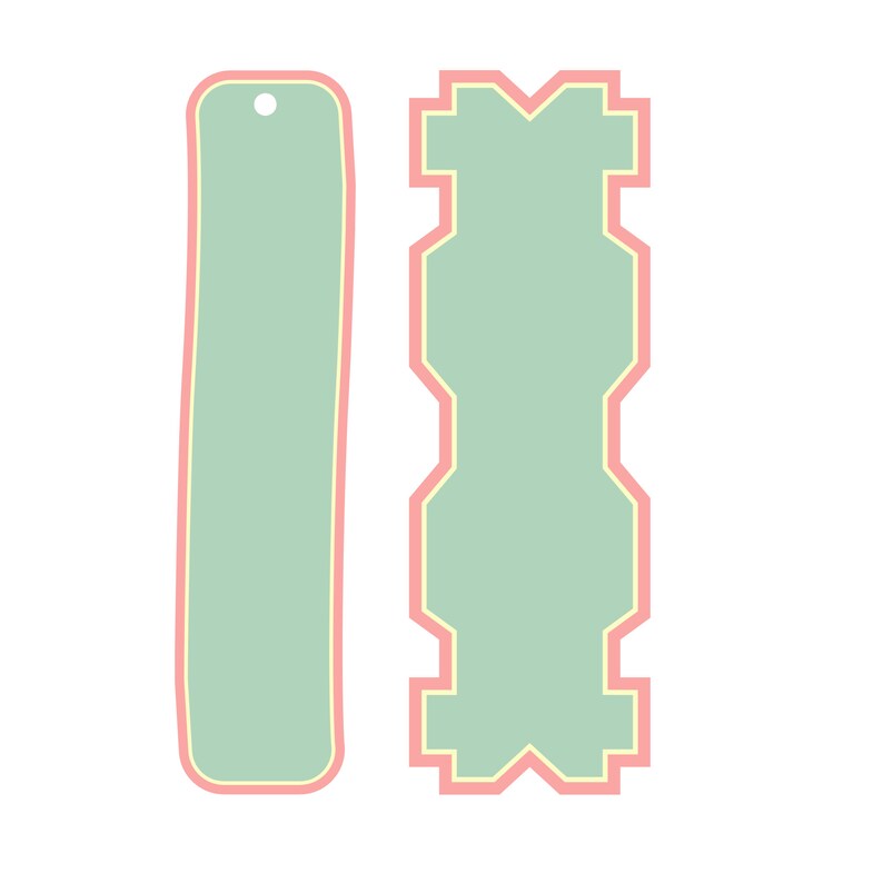 Bookmark Svg, Bookmark Template Bundle Svg, Bookmark Label Tags ...