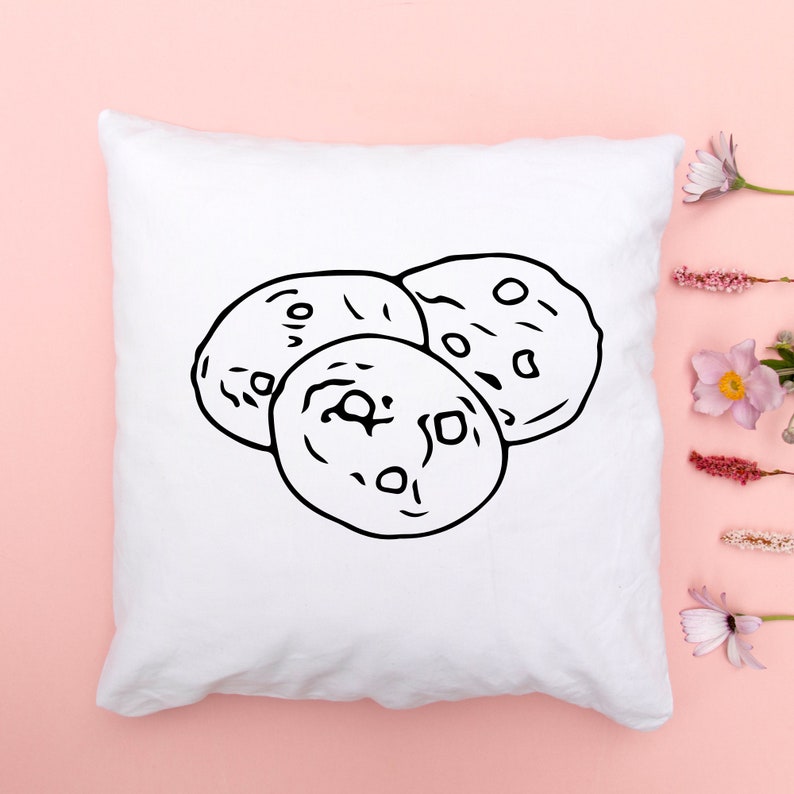 Chocolate Chip Cookie SVG Files Choc Chip Cookies SVG Cut Files Cookie ...