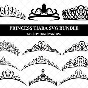 Royal Crown SVG, Princess Tiara SVG, King Crown, Queen Crown, Princess ...