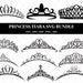 Royal Crown SVG, Princess Tiara SVG, King Crown, Queen Crown, Princess ...