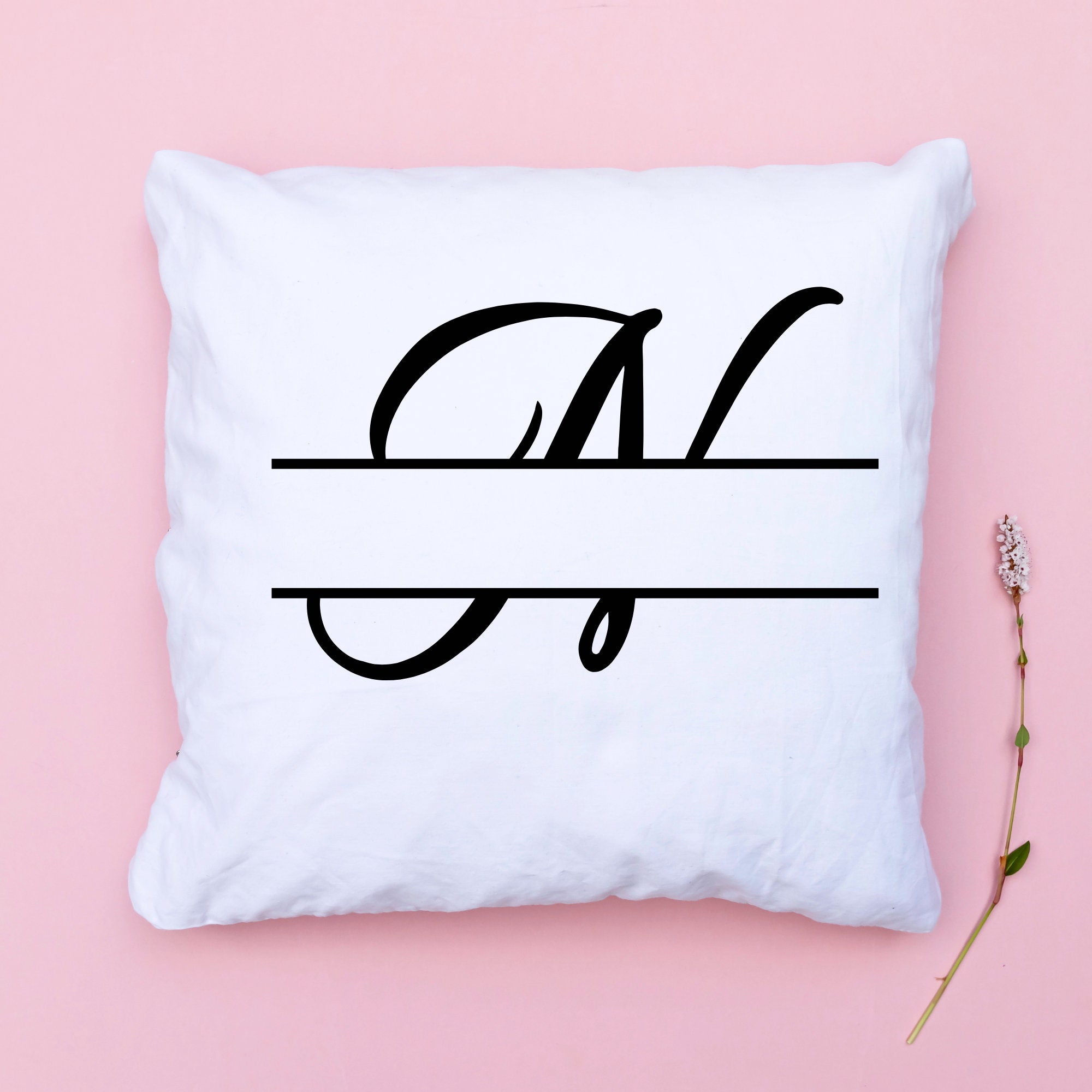 Split Monogram Svg, Split Letter Svg. Alphabet Svg Files for Cricut ...