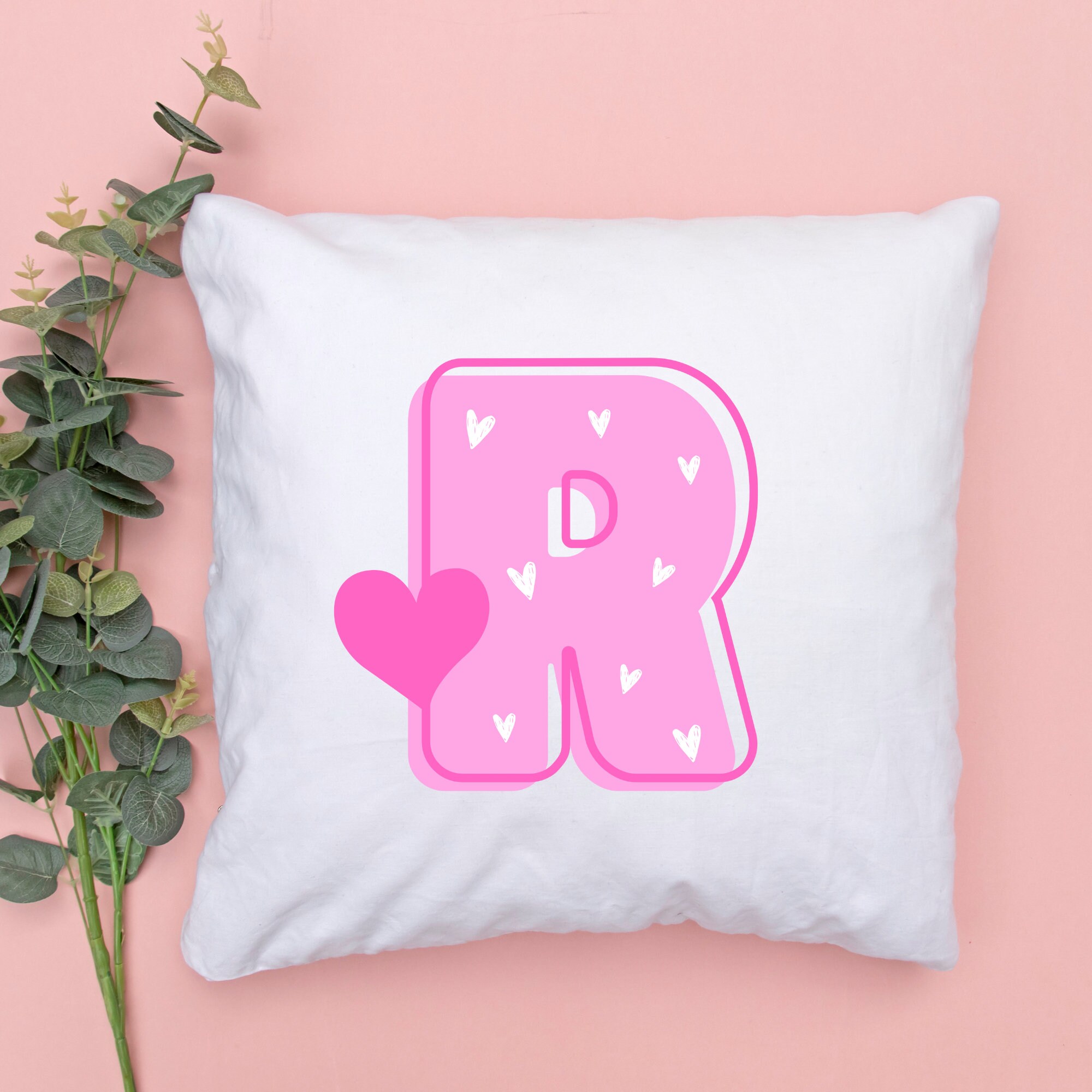 Digital Alphabet Letters Clipart-pink Heart Patterns-hearts-numbers ...