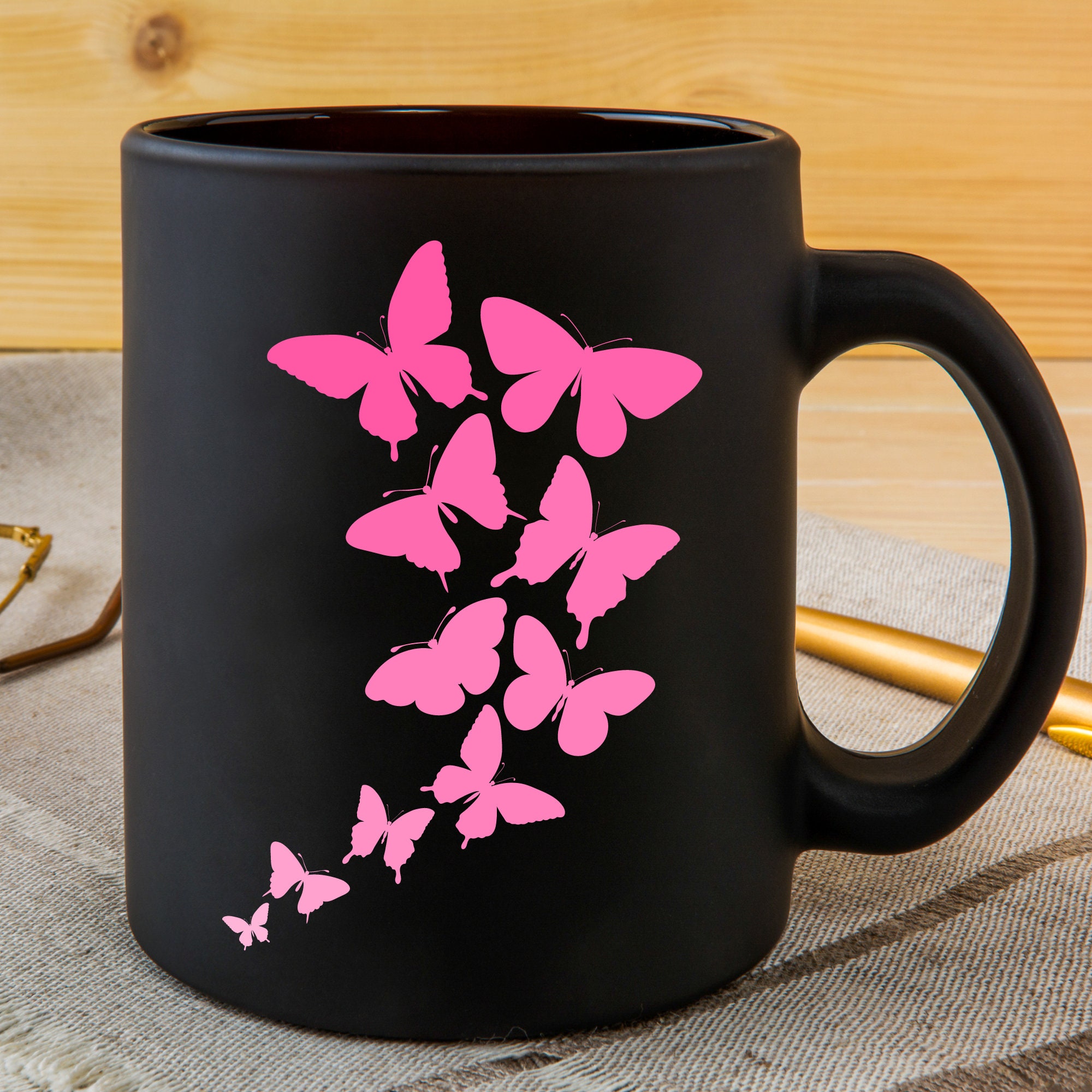 Flying Butterflies Svg Bundle, Butterfly Svg, Butterfly Design Layout ...