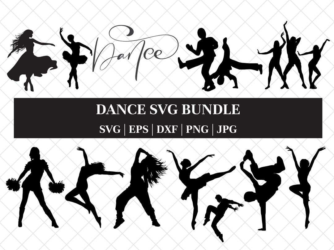 Dance Svg Bundle, Dance Svg, Dance Team Svg, Dancer Team Svg, Dance ...