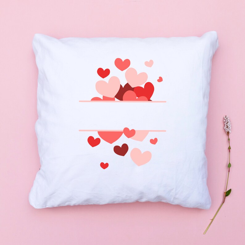 Herz Split Name Rahmen SVG Herz SVG, Valentine svg, Liebe svg for ...