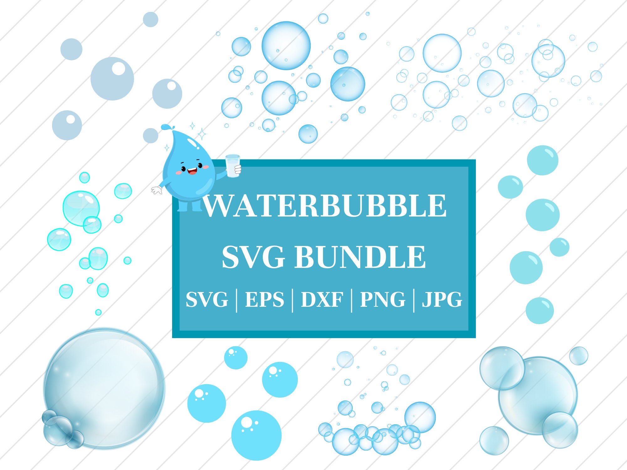 Bubble Svg,dxf,bubbles,cute,decor,air,blowing Bubble,handdrawn,bubble ...