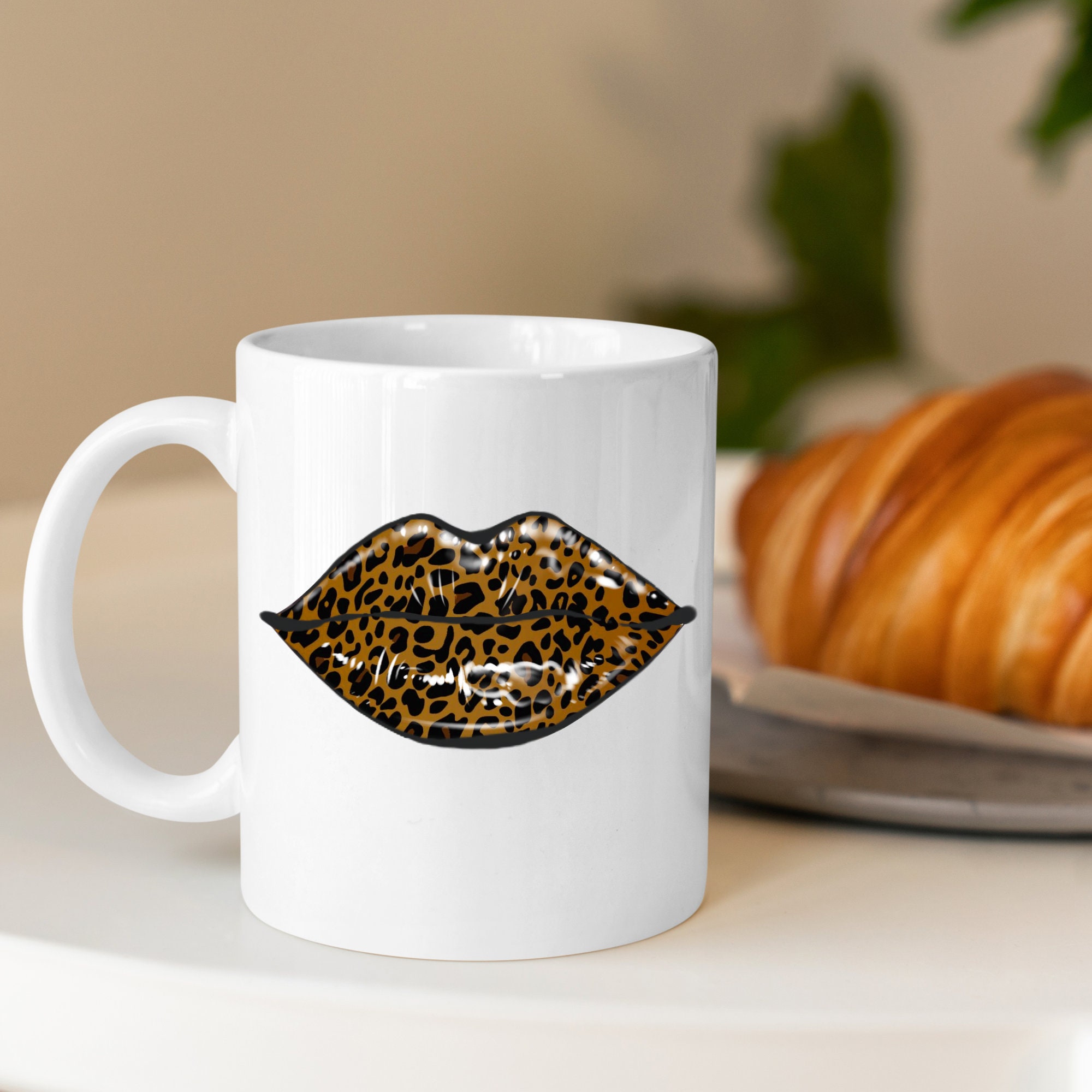 Leopard Lips Svg, Lips Bite Svg, Leopard Print Svg. Vector Cut File ...