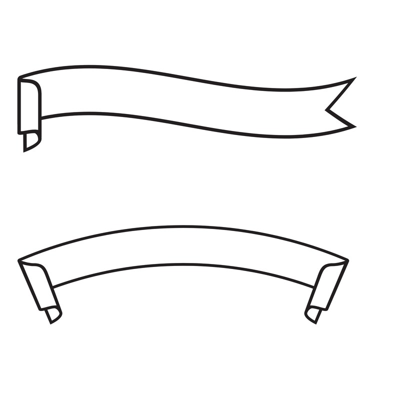 Banner Svg, Ribbon Svg Bundle, Ribbon Banner Svg Cut Files, Banners Svg ...
