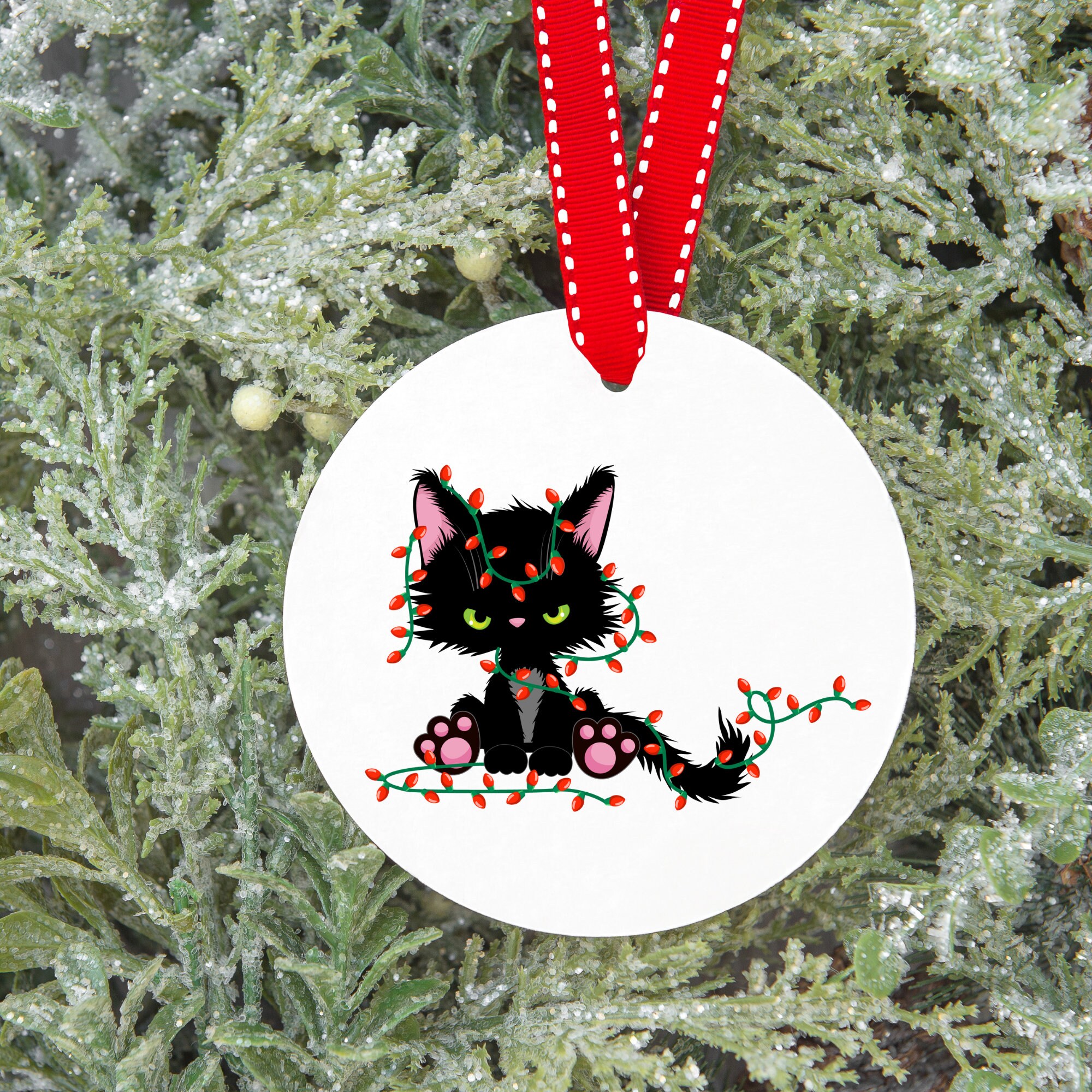 Christmas Cat Svg Row of Cats Svg Cut File Cat Svg Animal - Etsy