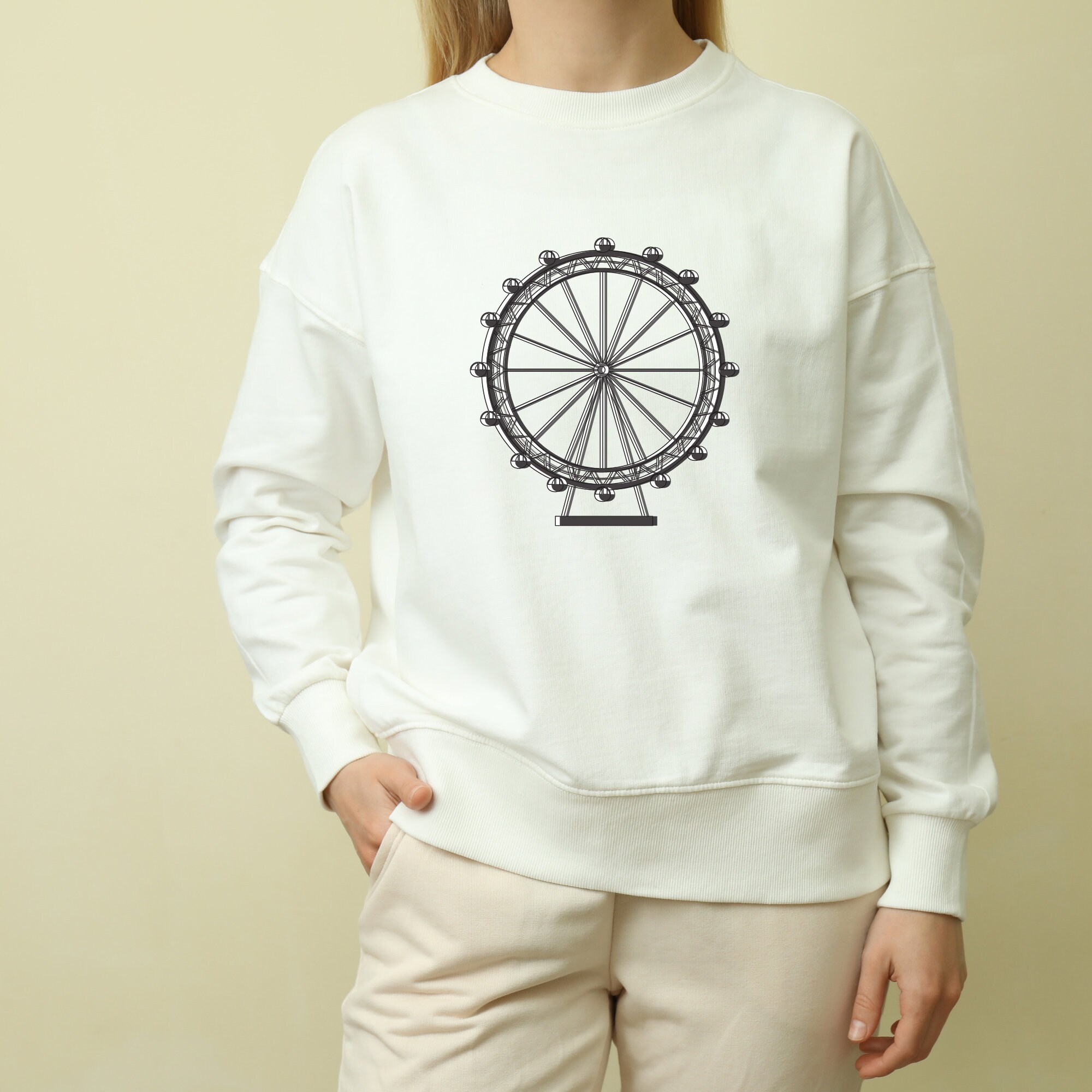 Ferris Wheel SVG, Wheel Vector, Ferris Wheel Clipart, Ferris Wheel ...