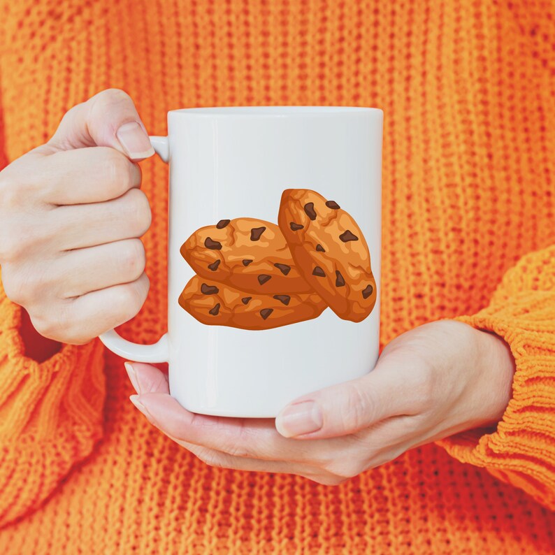 Chocolate Chip Cookie SVG Files Choc Chip Cookies SVG Cut Files Cookie ...