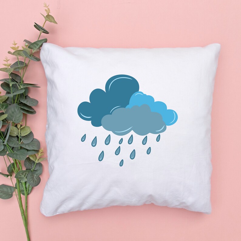 Rain SVG Bundle, Svg Files for Cricut, Raining Svg, Rainy Weather SVG ...