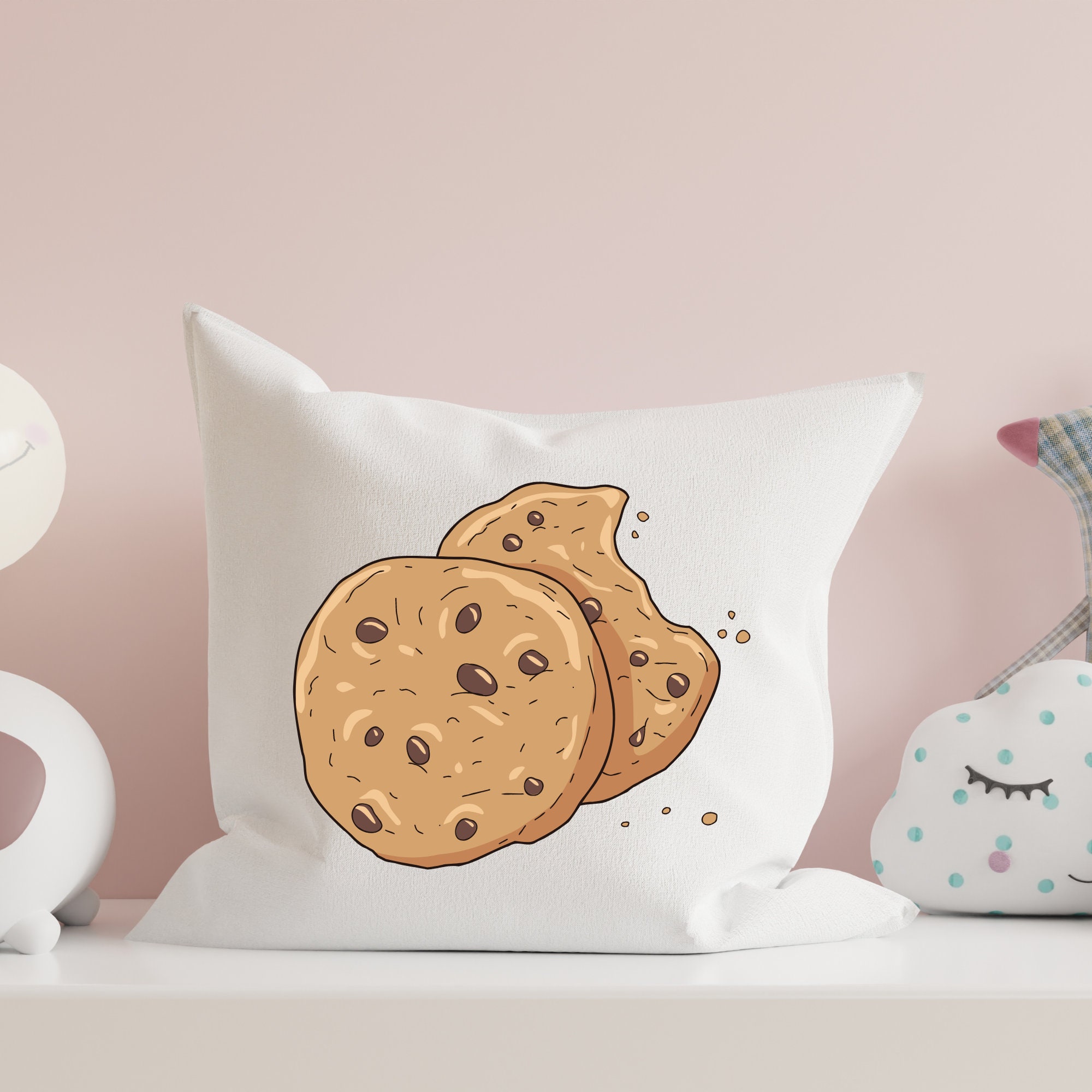 Chocolate Chip Cookie SVG Files Choc Chip Cookies SVG Cut Files Cookie ...