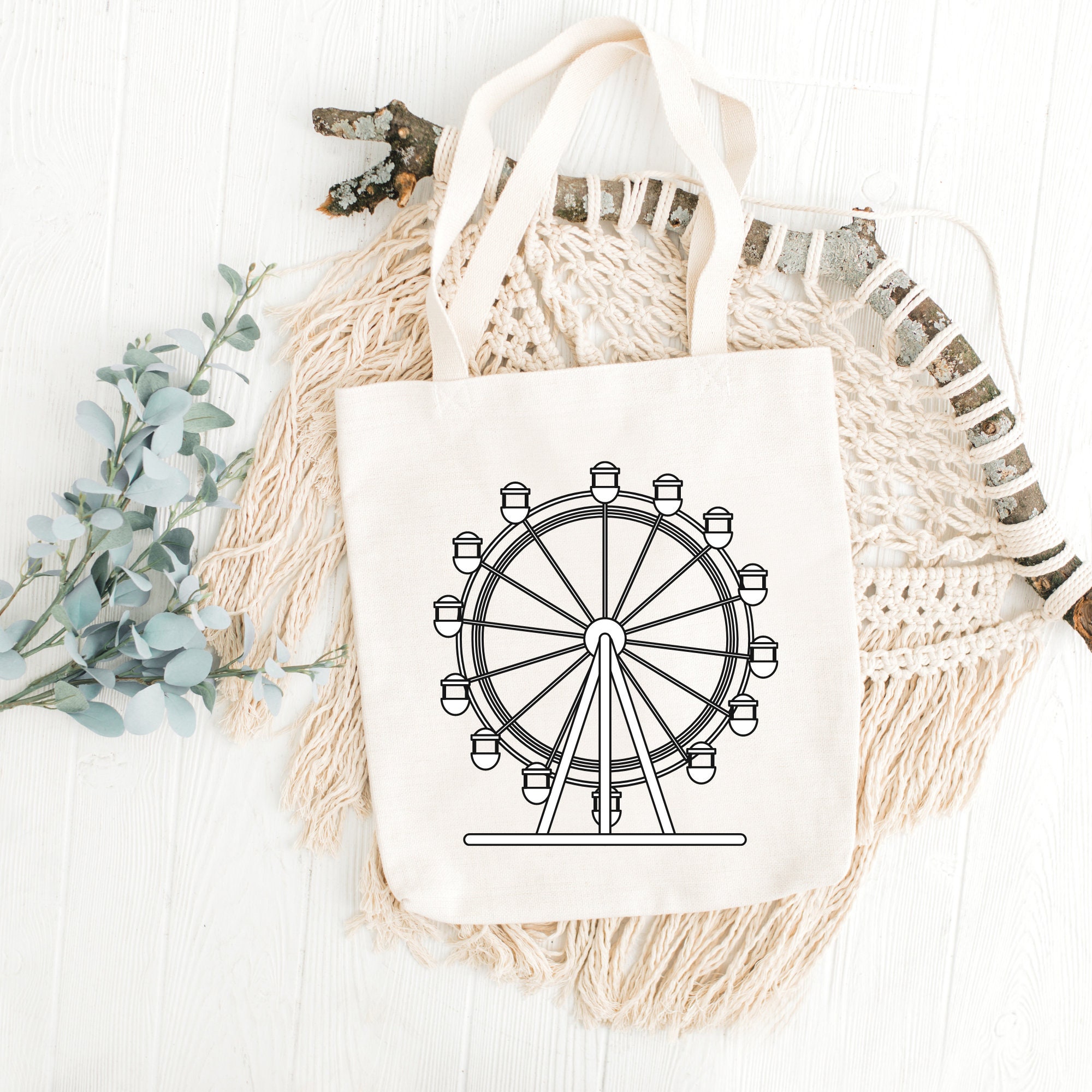 Ferris Wheel SVG, Wheel Vector, Ferris Wheel Clipart, Ferris Wheel ...