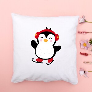 Christmas Penguin Clipart Bundle Cute Penguin Winter Clipart Baby ...