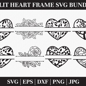 Heart Instant Digital Download Svg, Png, Dxf, and Eps Files Included ...