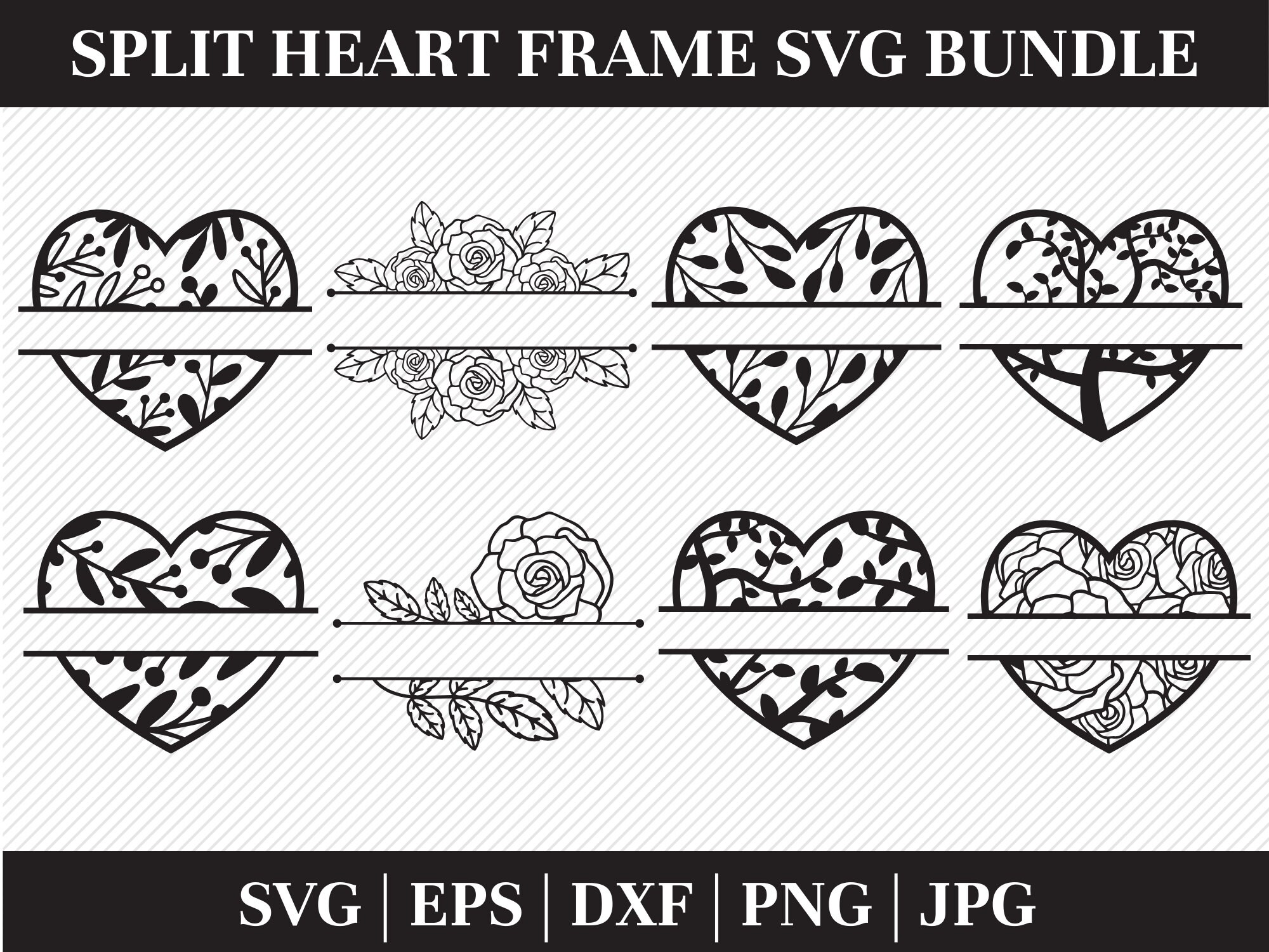 Heart Instant Digital Download Svg, Png, Dxf, and Eps Files Included ...