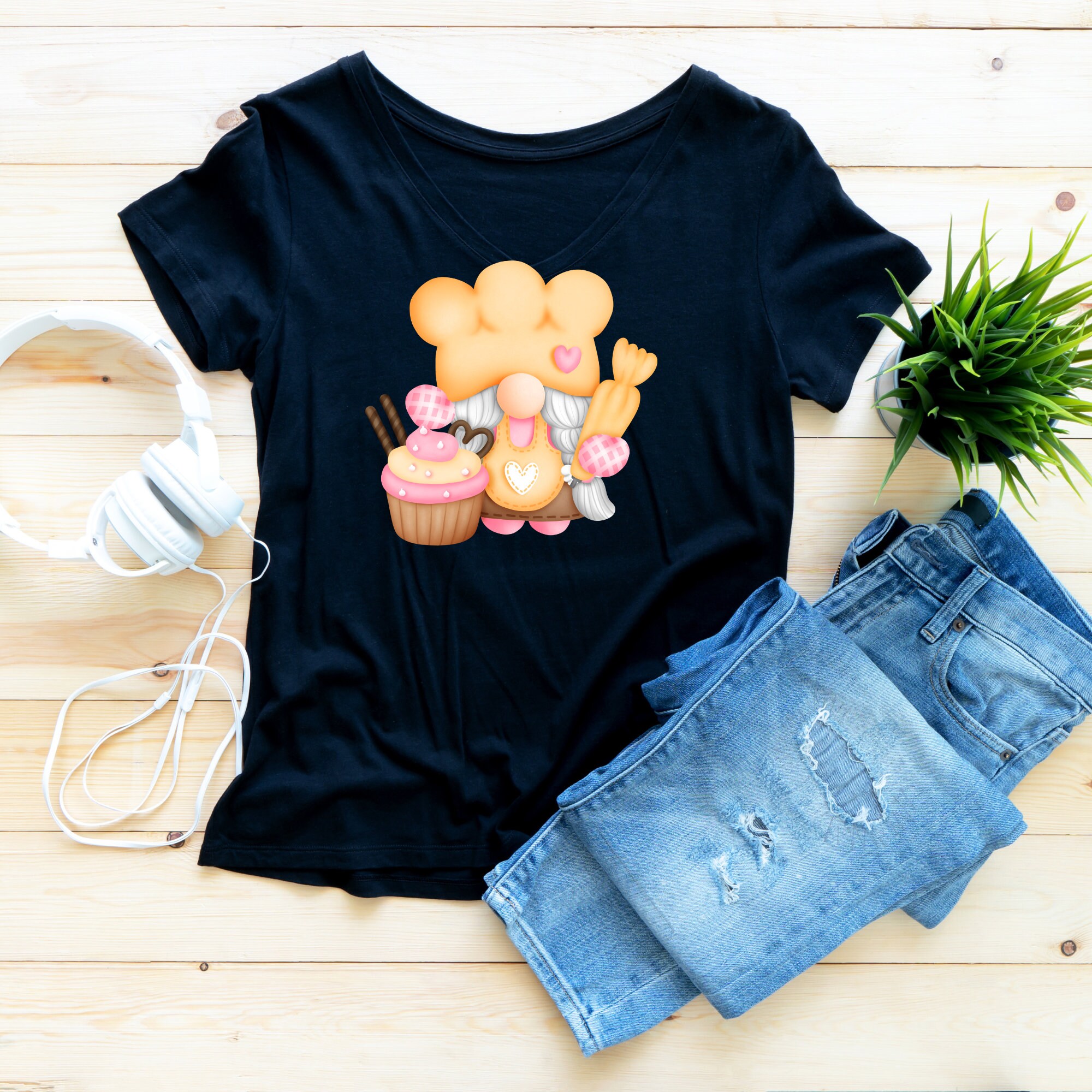 Cooking Gnome Svg, Chef Gnome Svg, Gnomes Svg Kitchen, Svg Baking Gnome ...