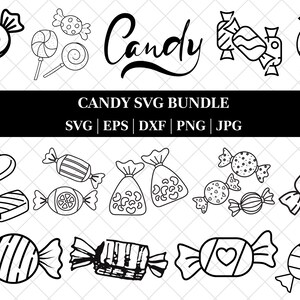 Candy Svg Bundle,candy Svg,sweet Treats Svg,candy Clipart,lollipop Svg ...