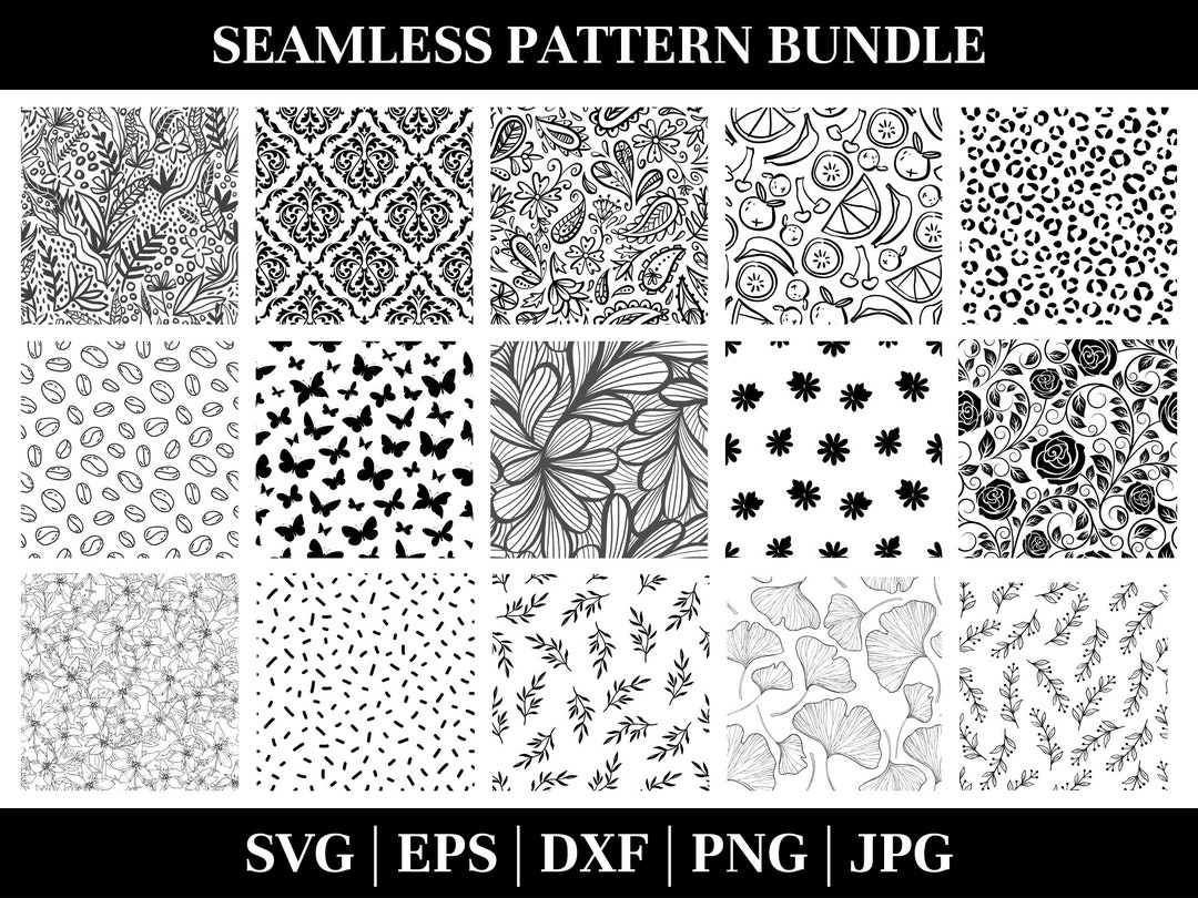Seamless Patterns Svg, Geometric Svg, Geometric Clipart, Geometric ...