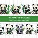 Niedliche Panda-Svg, Panda-Svg, Panda-Svg-Bundle, Panda-Kopf-Svg, Panda ...