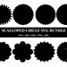 Scalloped Circle Svg, Circle SVG, Scallop SVG, Scallop Circle Svg Dxf ...