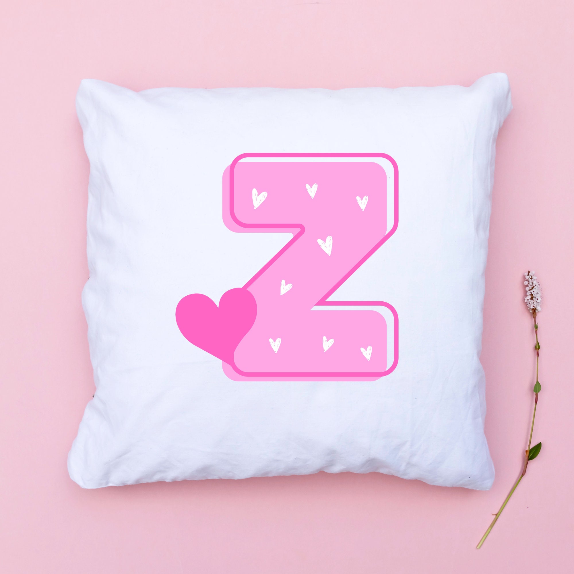 Digital Alphabet Letters Clipart-pink Heart Patterns-hearts-numbers ...